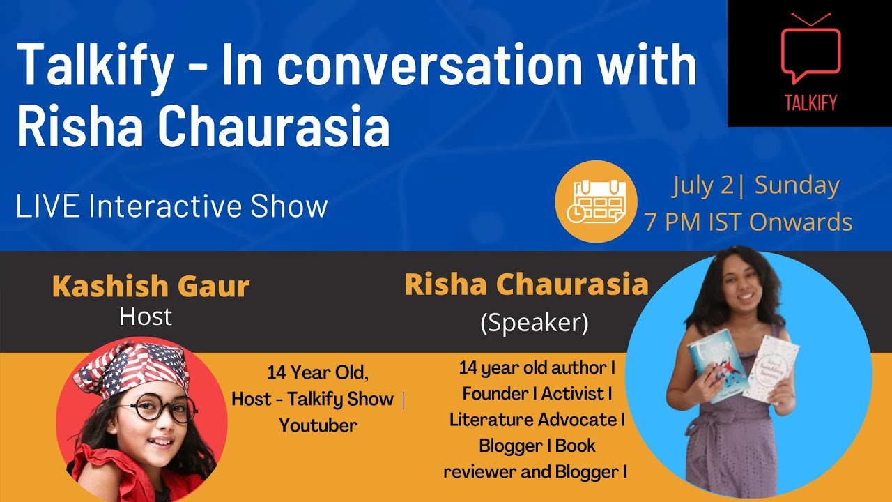 Talkify Show - EP 5 In Conversation with Risha Chaurasia - YouTube