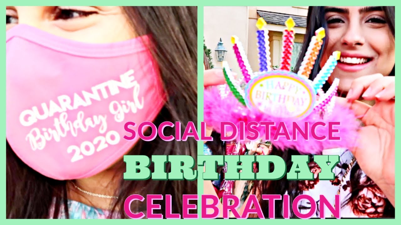 We Threw a SOCIAL DISTANCE Birthday Party! - YouTube