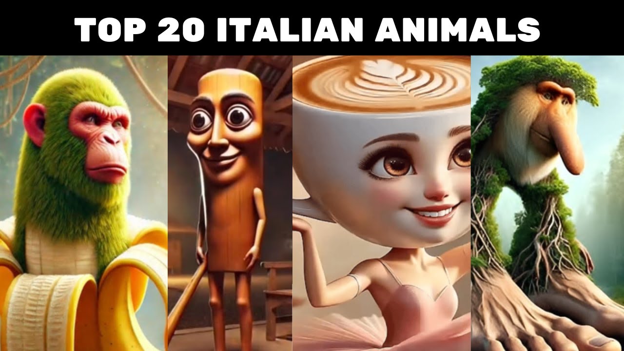 TOP 20 italian brainrot animals - YouTube
