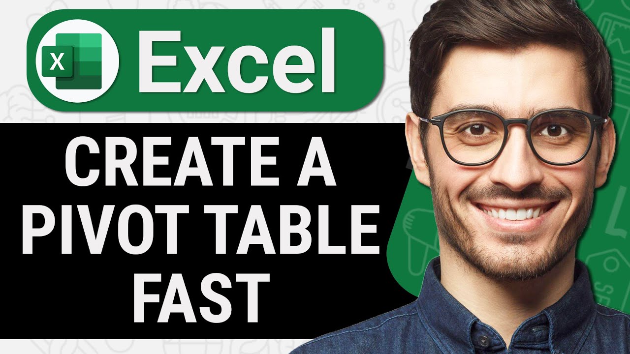 How to Create a Pivot Table in Excel (Quick & Easy) - YouTube