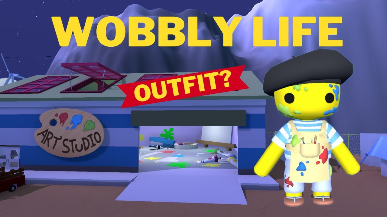 Wobbly Life Art Studio / Wir holen uns das Lünstleroutfit in Wobbly ...