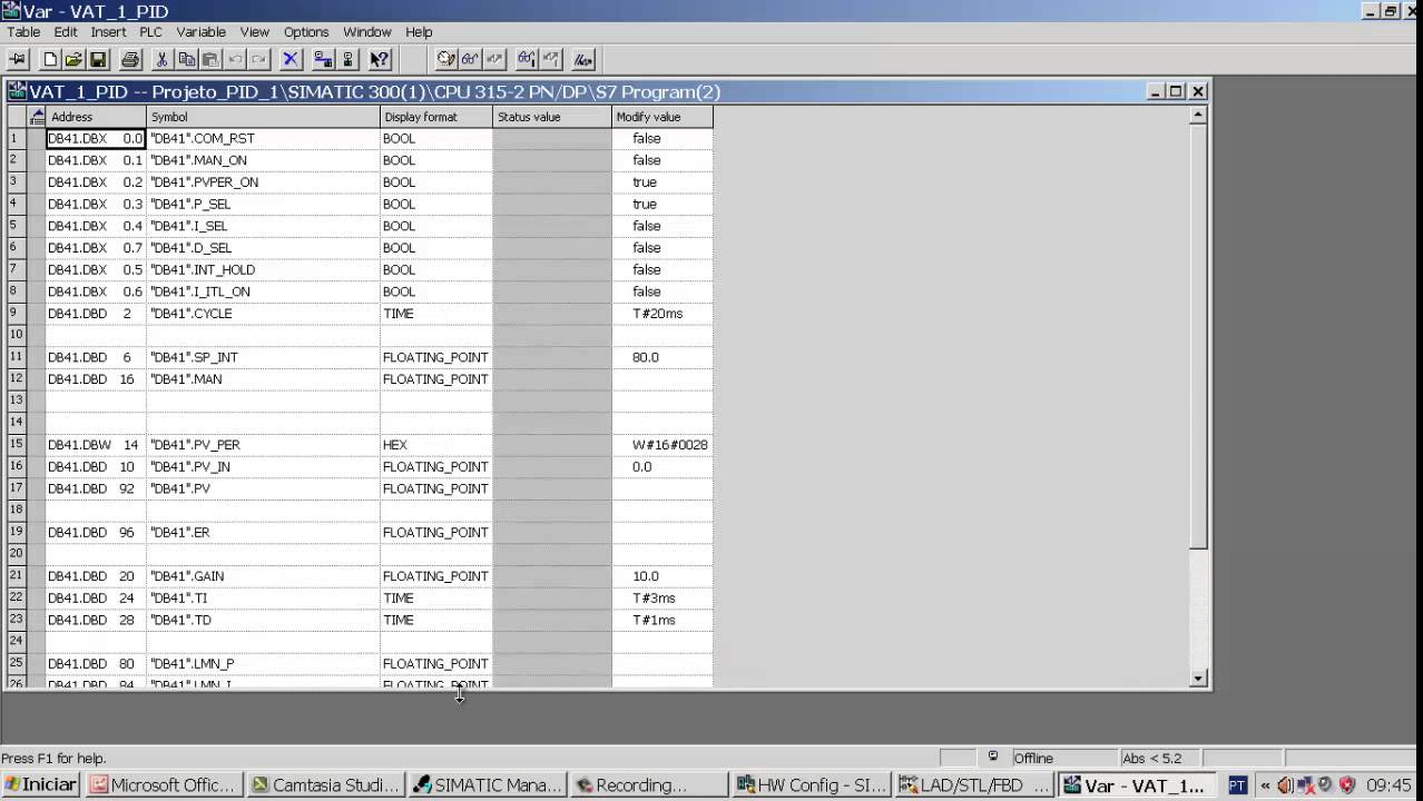 PID Step 7 Siemens parte 1 - YouTube