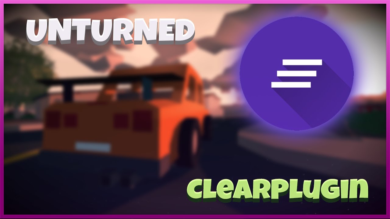 How to clear items/vehicles/inventories Unturned plugin tutorial - YouTube