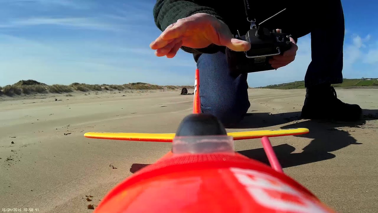 Durafly EFX Racer & SkyFun Bungee Launch Combination. - YouTube