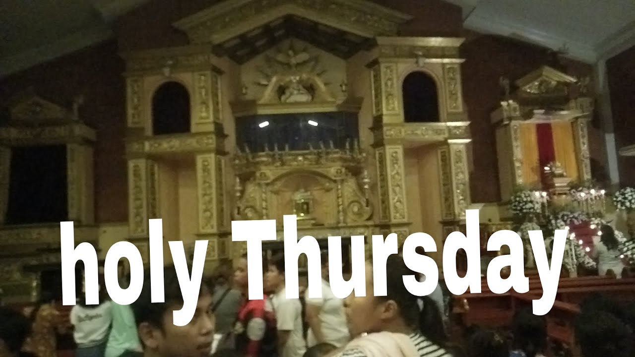 Alay lakad holy Thursday pamamanata Kay Kristo Jesus - YouTube
