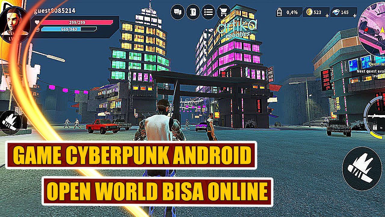 GAME CYBERPUNK ANDROID OPEN WORLD ONLINE - CYBERWORLD ONLINE - YouTube