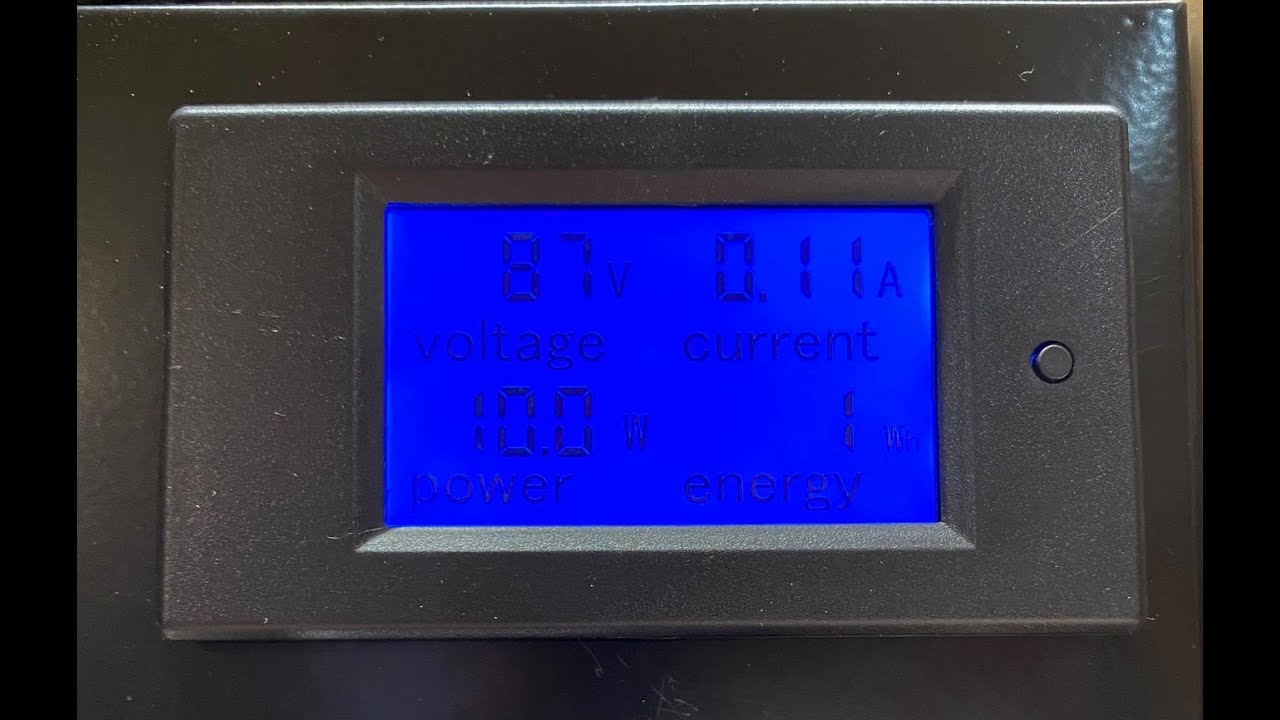 Panel meter (volt/amp/watt) modification for variac use. - YouTube