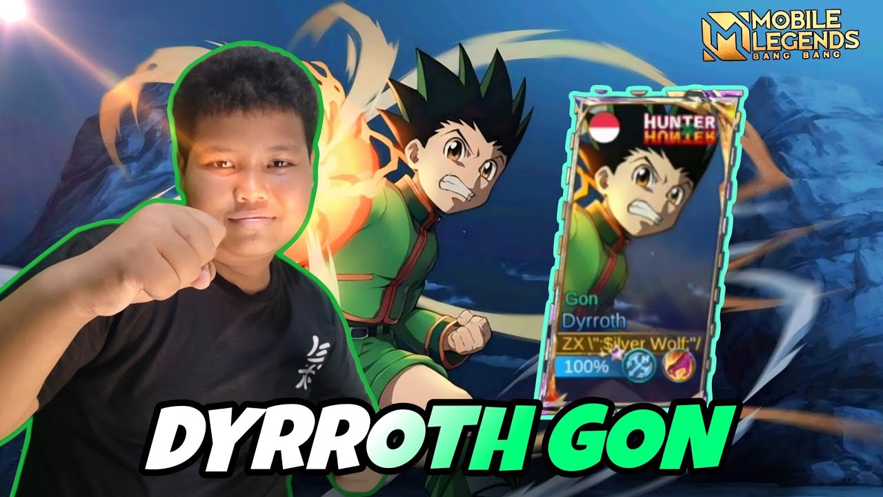 REVIEW SKIN DYRROTH GON HUNTER x HUNTER!! - Mobile Legends - YouTube