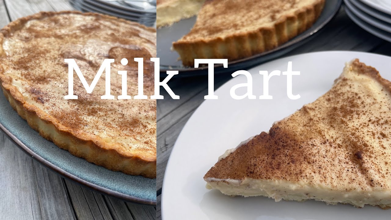 Step by step Milk Tart Recipe | easy dessert| crust Recipe | South ...