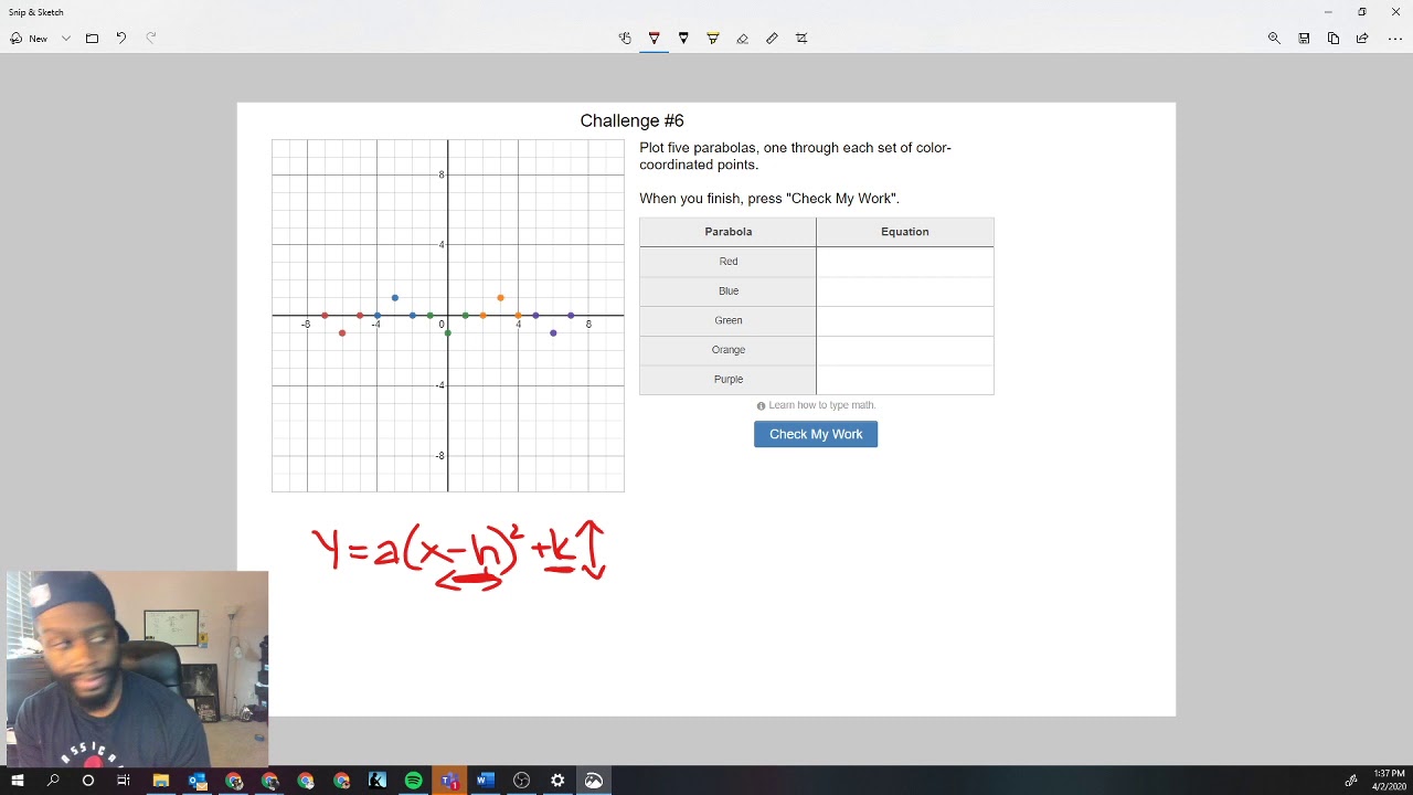 Match My Parabola Help YouTube match-my-parabola-help-youtube