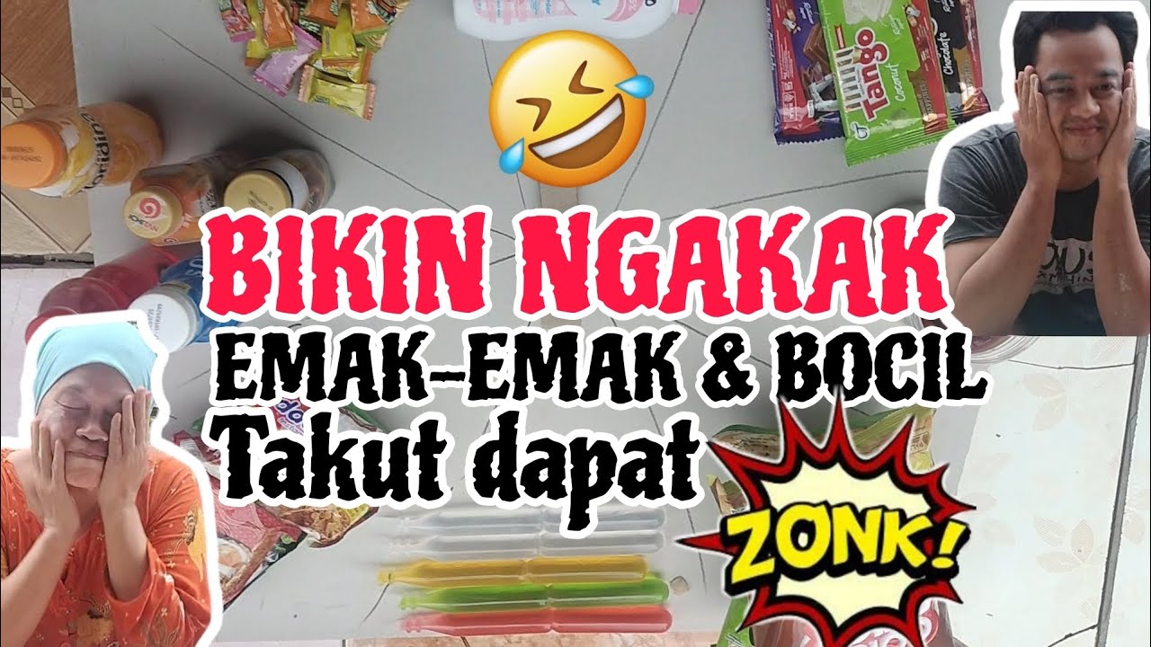 PENGEN DAPAT MINUMAN,CIKI & MIE EH DAPAT ZONK #challenge #games # ...