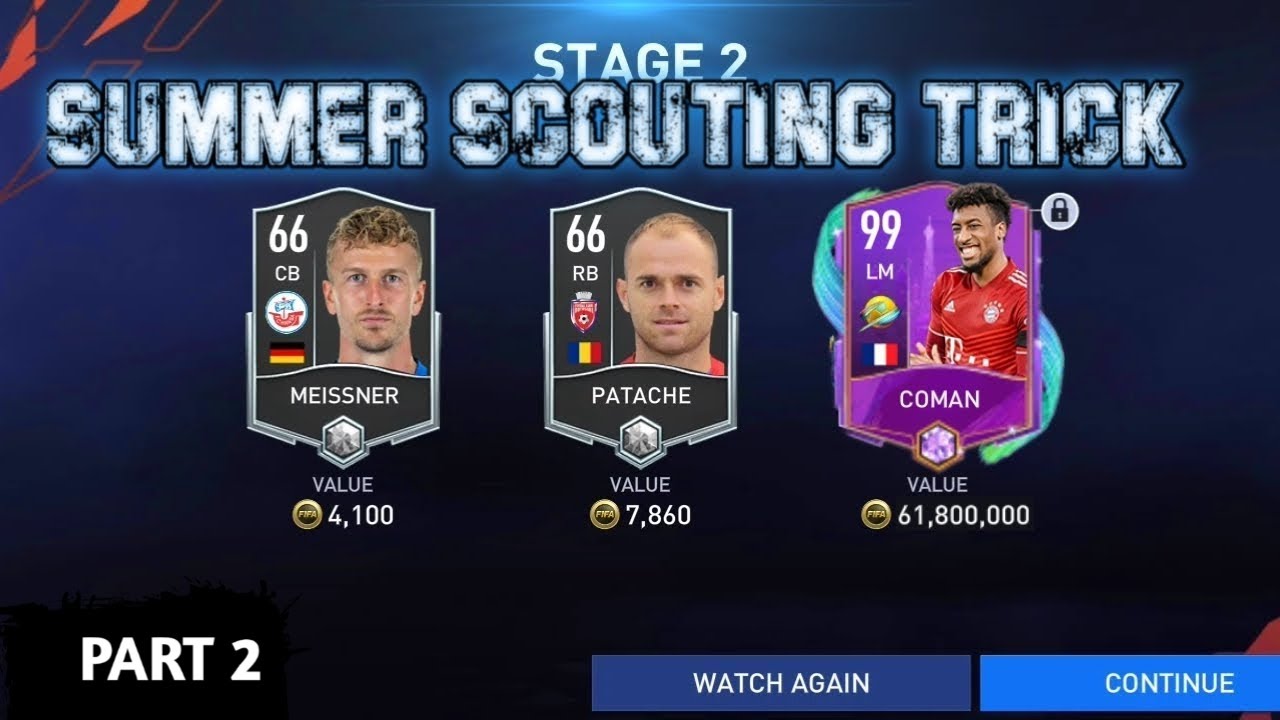 SUMMER SCOUTING TRICK| PART 2| FIFA 23| FIFA MOBILE - YouTube