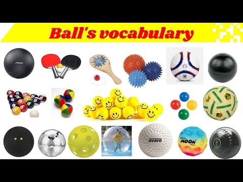 ball vocabulary | ball name in english - YouTube