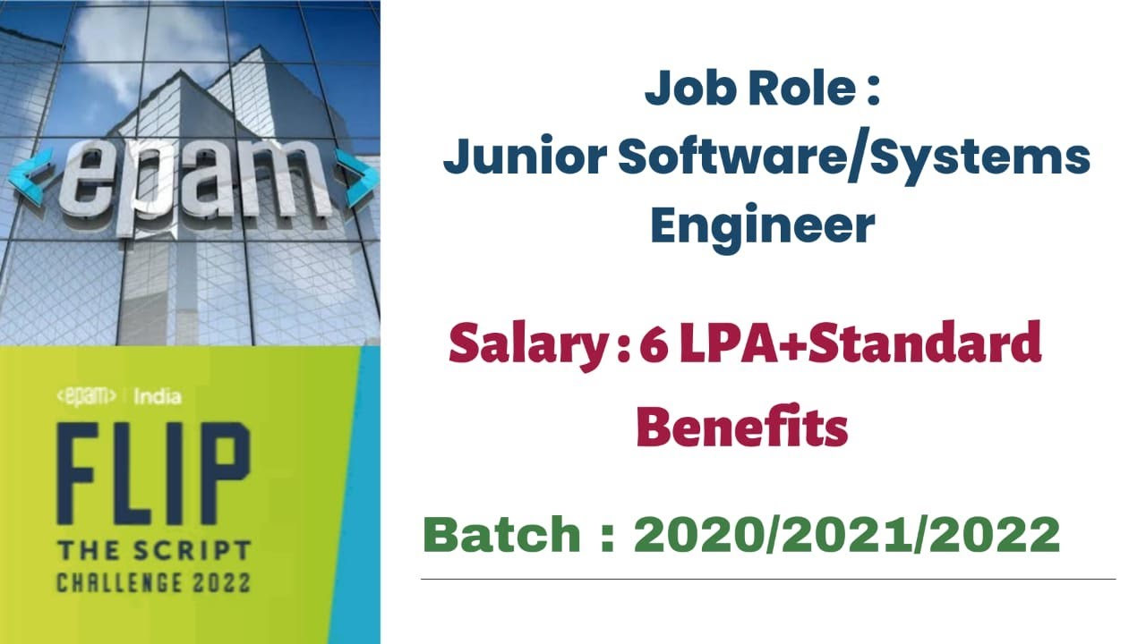 EPAM Systems FLIP The Script Challenge Hiring For The Role Of Junior Software Systems Engineer epam-systems-flip-the-script-challenge-hiring-for-the-role-of-junior-software-systems-engineer