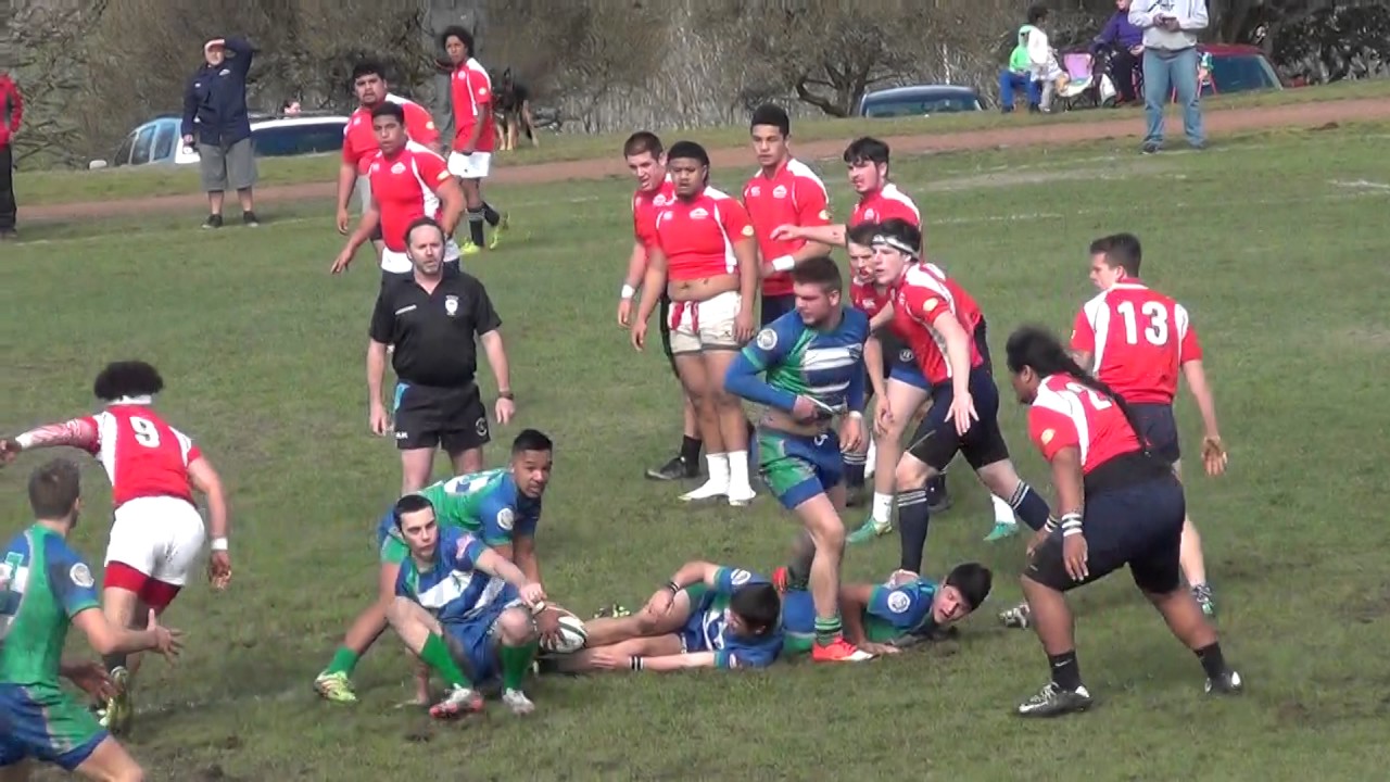 Liberty Rugby 2017 - Varsity vs Rainier 3-25-2017 - YouTube