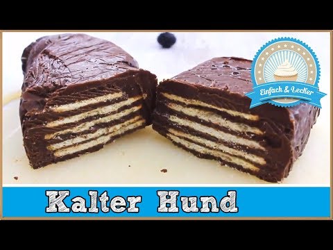 Kalter Hund Kuchen -  einfaches und bestes Rezept 🎂