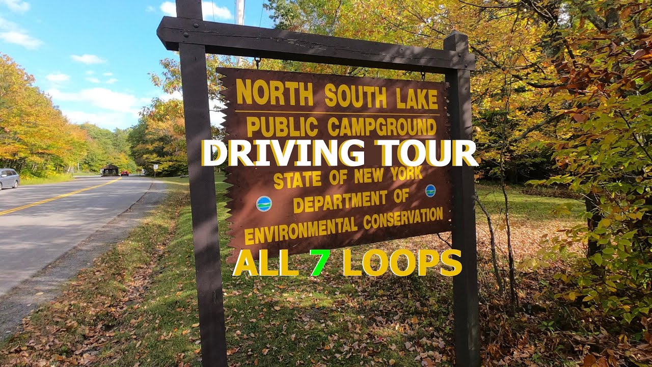 North South Lake Campground Driving (SiteTour) all seven campsite loops ...