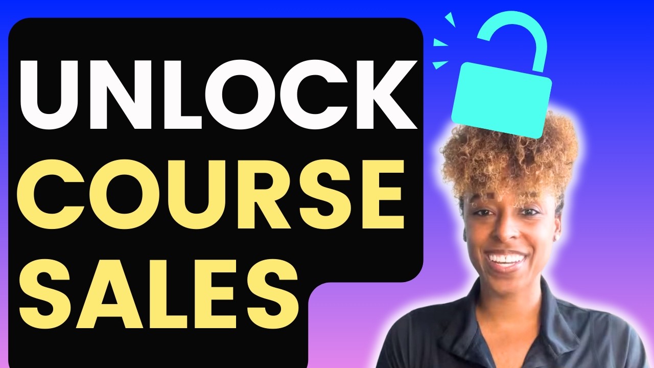 Why Your Course Isn't Selling (And How to Fix It!) - YouTube