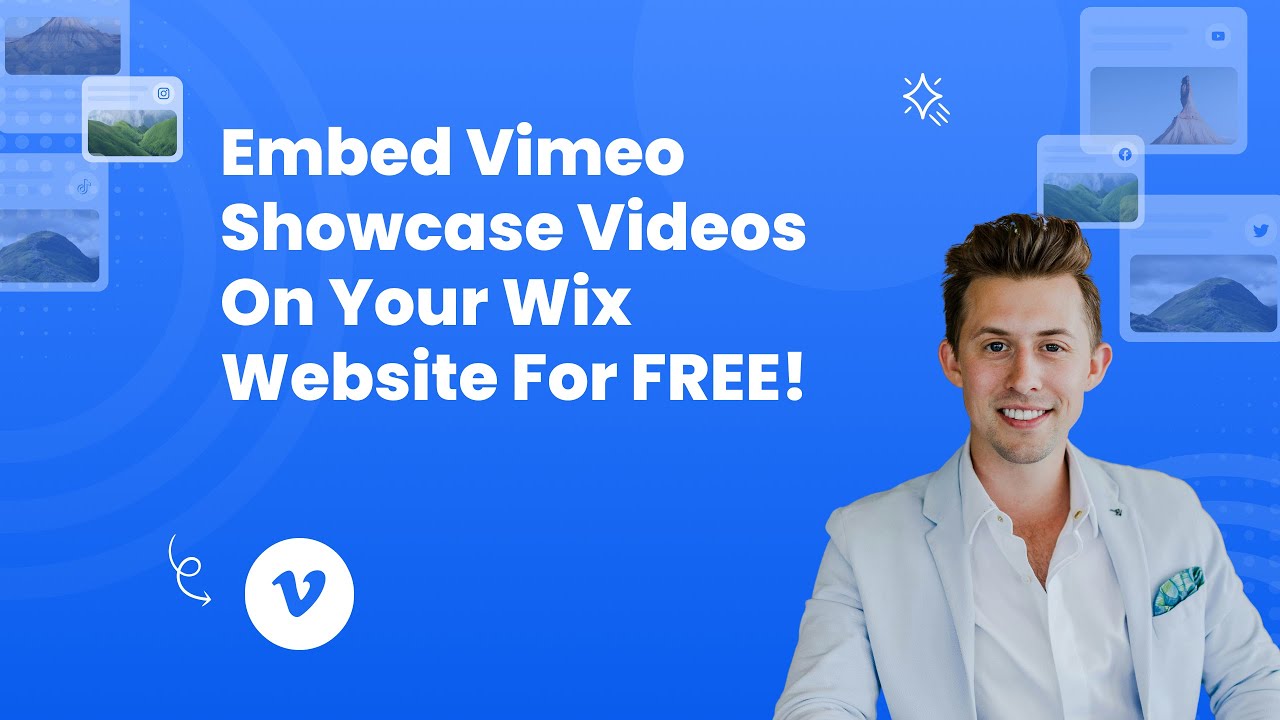 How to embed Vimeo showcase videos on Wix? - YouTube