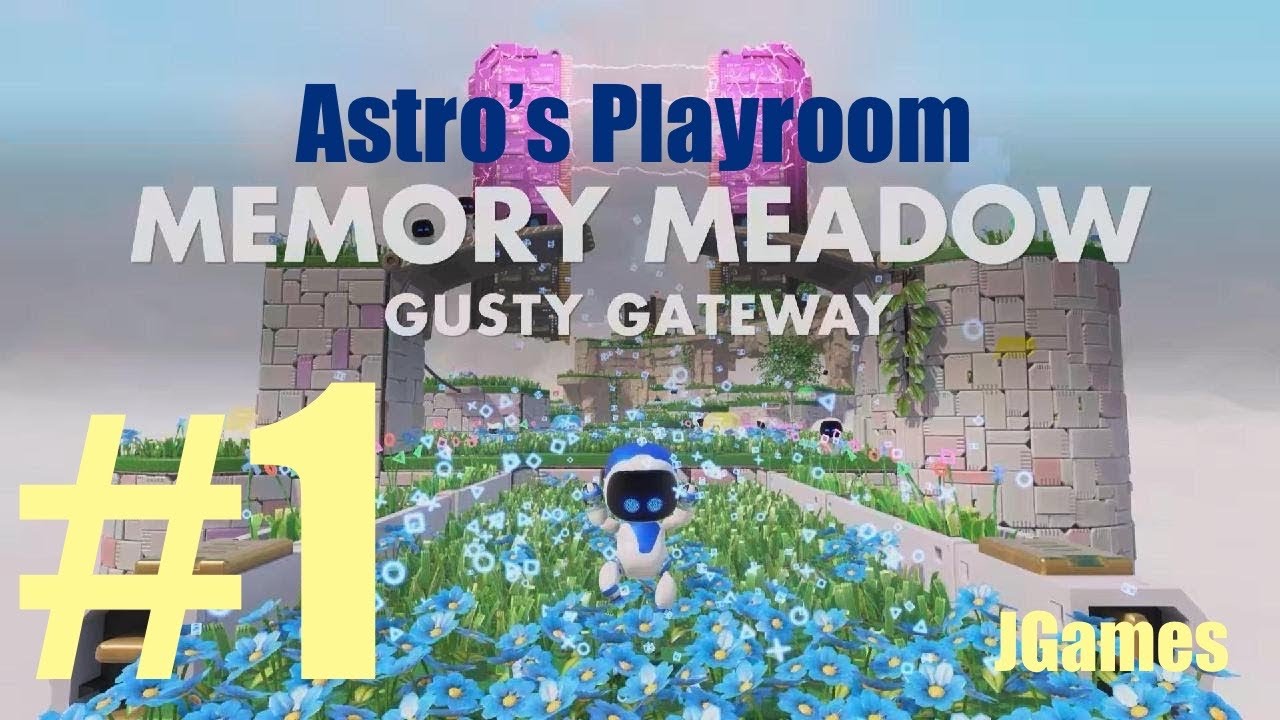 Astro’s Playroom Part 1 - Memory Meadow - 100% Playthrough - YouTube