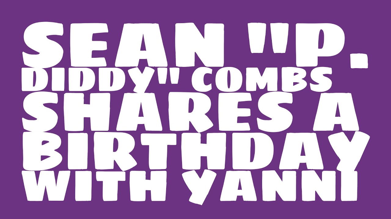 What was Sean "P. Diddy" Combs' astrological sign? - YouTube