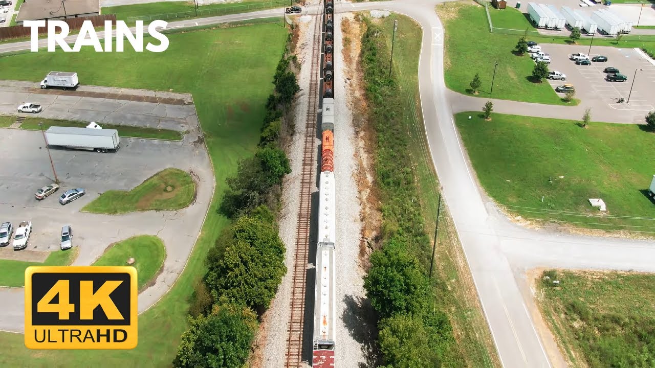 4K HDR Trains; Coaches; Railways, Train Tracks; Freight Trains ...