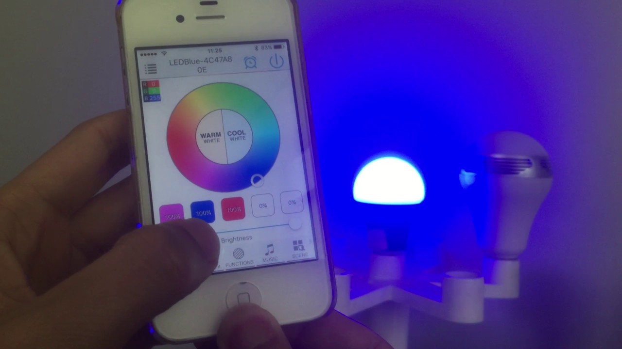 Magic Hue Bluetooth Demo - YouTube
