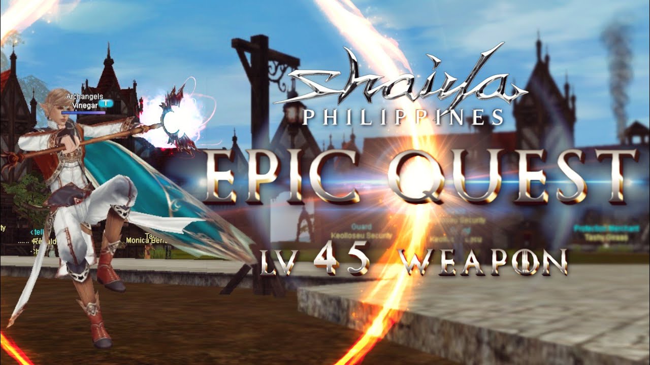 Part 3 - Shaiya PH - Epic Quest Lv45 Weapon Mage [Guide] Shaiya ...