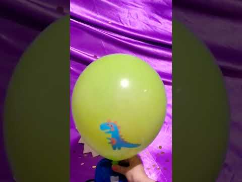 DINOSAUR BALLOON INFLATION AND DEFLATION!!! - YouTube