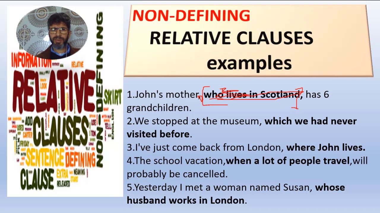 Defining Vs Non-Defining Relative Clauses More Details - YouTube