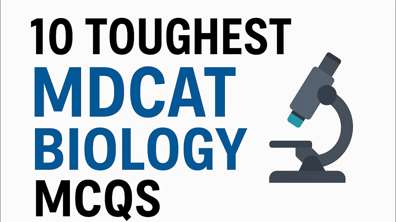 10 most repeated Mdcat biology mcqs - YouTube
