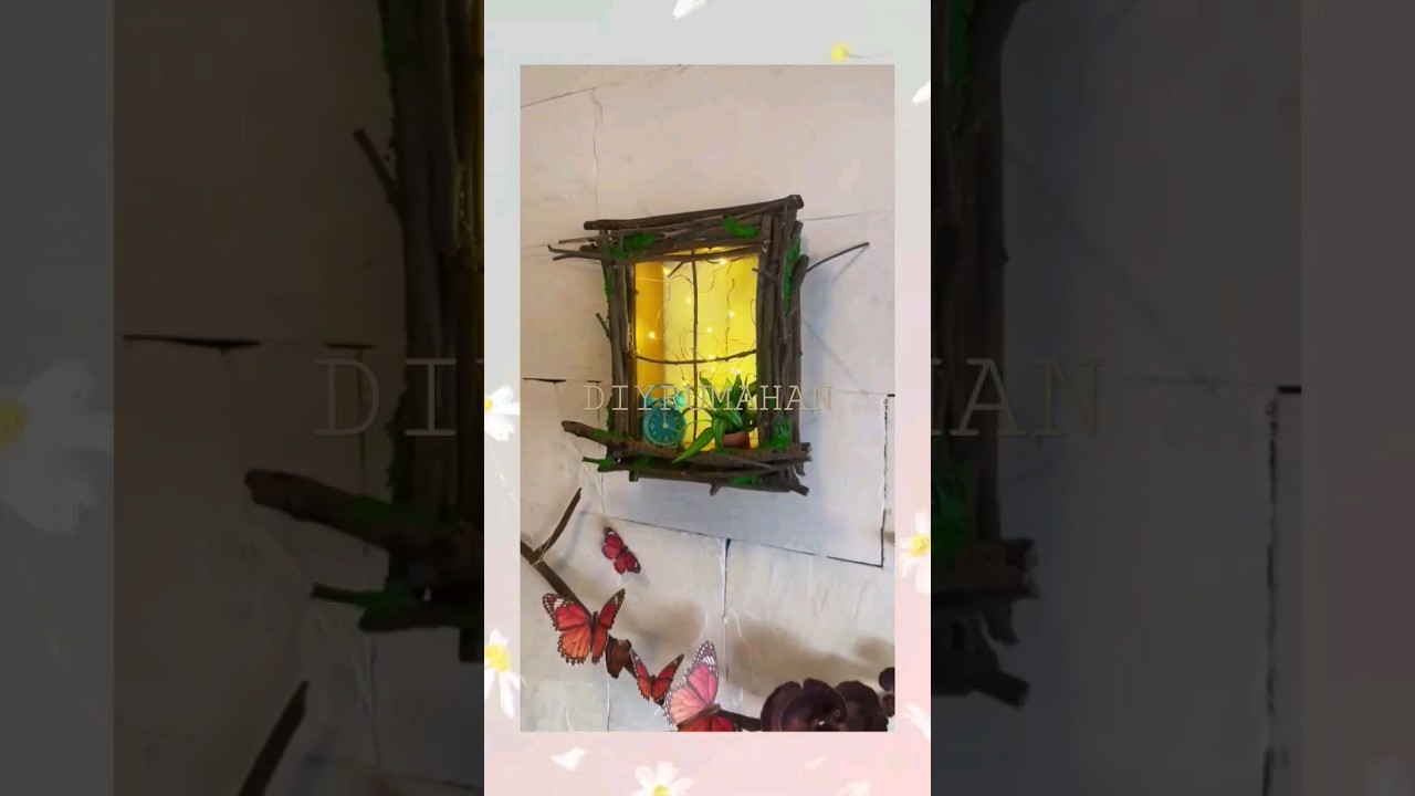 DIY KERAJINAN TANGAN DARI RANTING POHON KAYU KERING | KREATIF VIRAL # ...