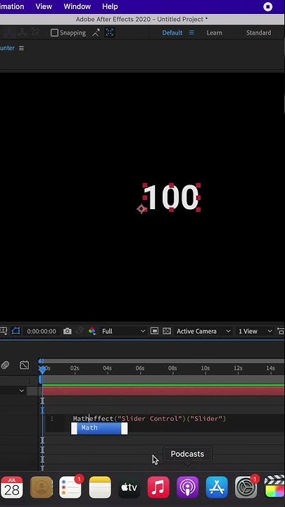 Easy Number Counter Animation With Aftereffects | Fast Learn Series 01 ...