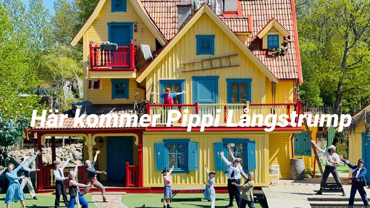 Här Kommer Pippi Långstrump| Astrid Lindgrens Värld 2023 - YouTube