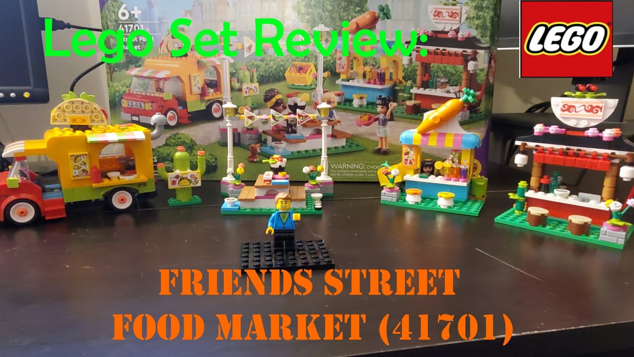 Lego Set Review: Friends Street Food Market | 41701 - YouTube