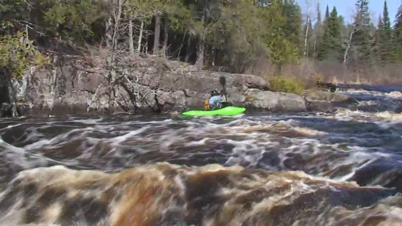 Stony River - Whitewater Canoeing - YouTube