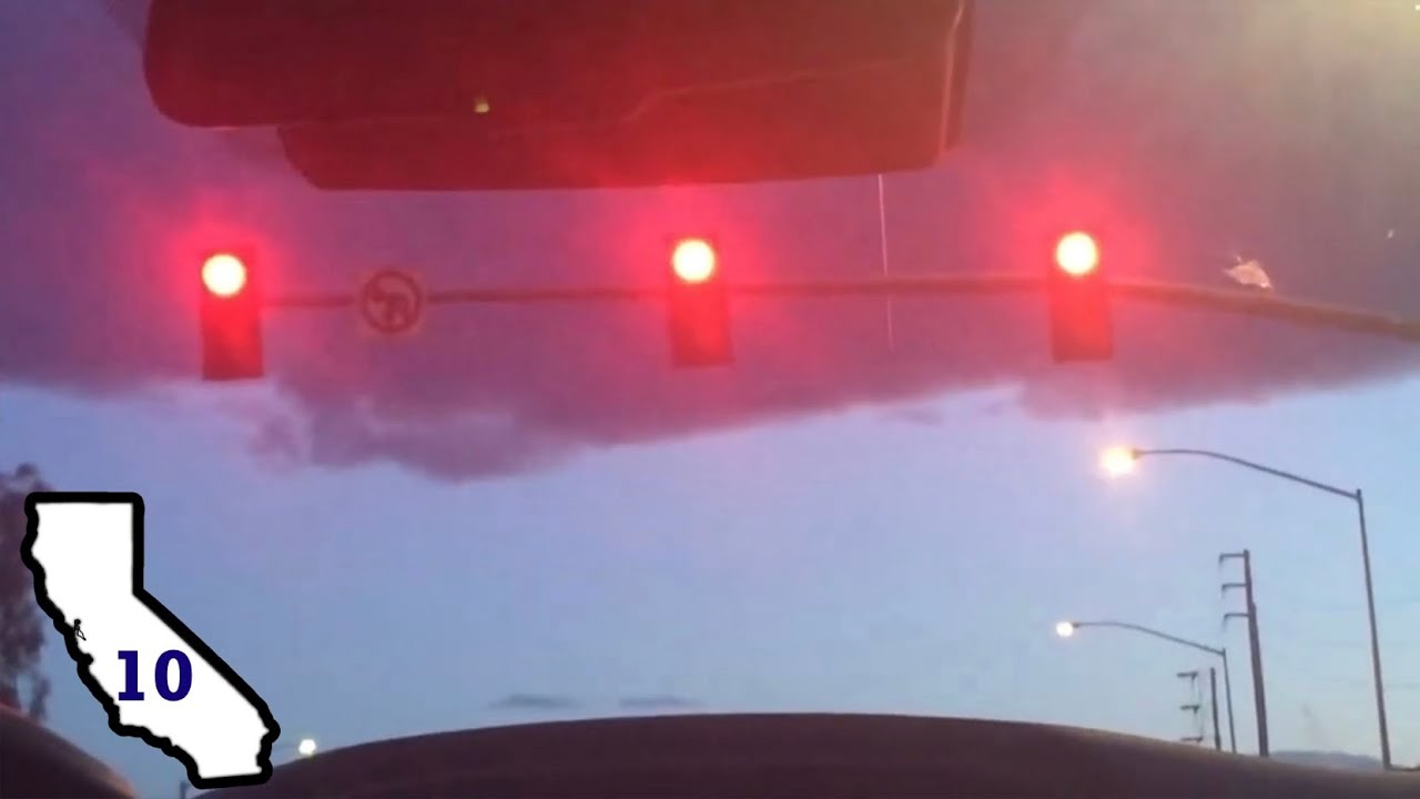 California Traffic Lights 10 - YouTube