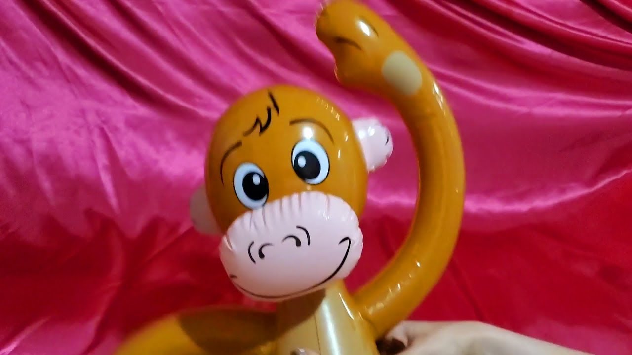 INFLATABLE MONKEY INFLATION!!!! - YouTube