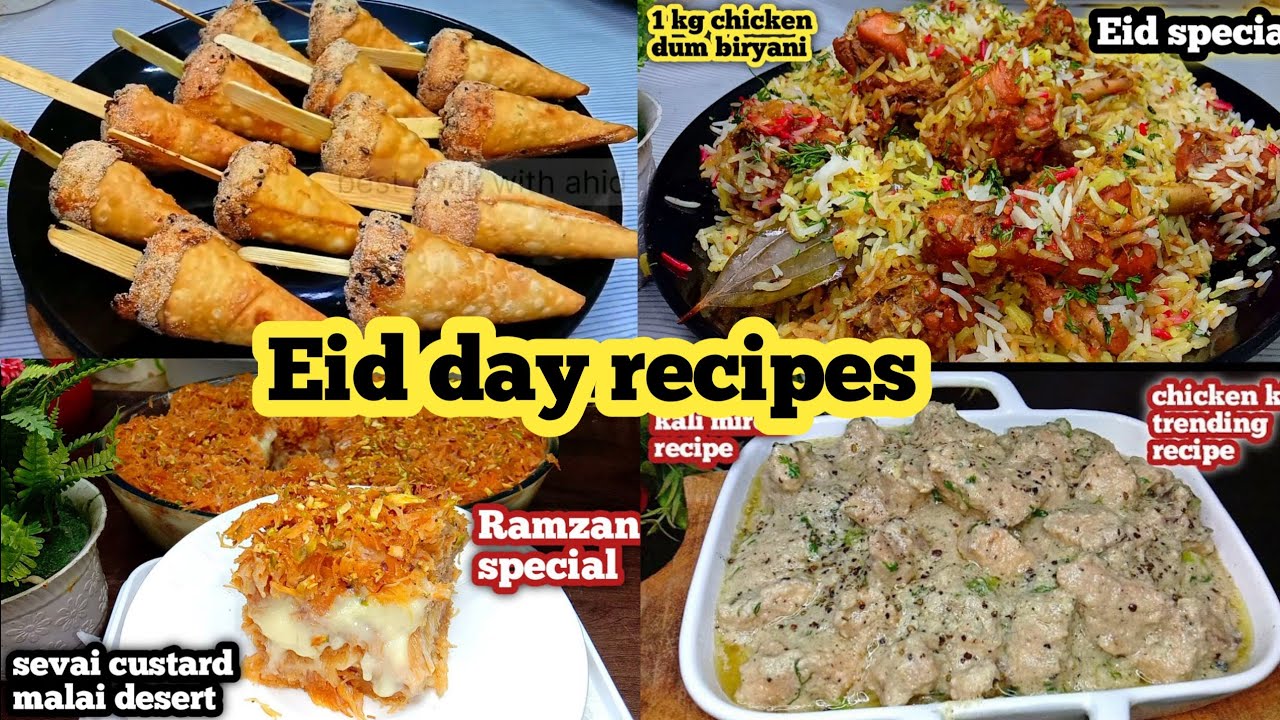Eid special 4 resipe (Ramzan special recipes)biryani recipe|chicken ...