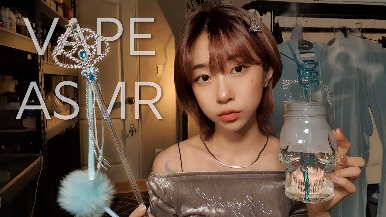 VAPE ASMR) 💎DotMod Tiffany Blue Collection And Halloween☠ 반짝반짝 닷모드 티파니 ...