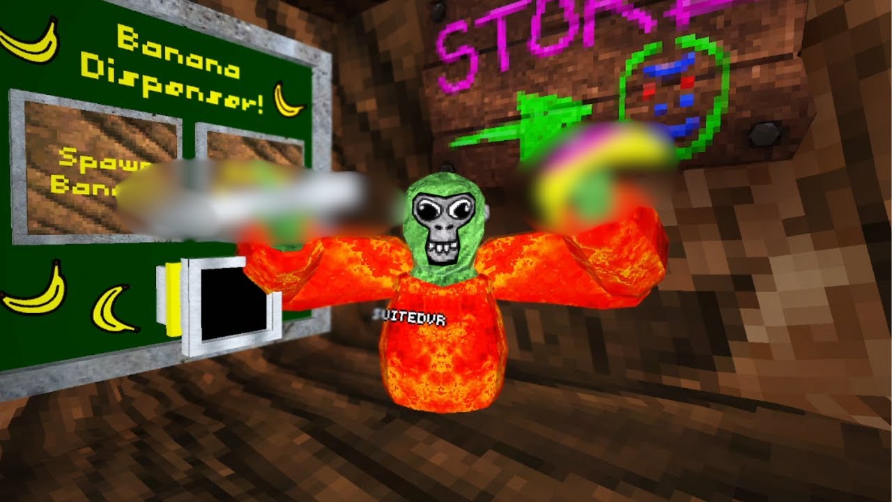 the Weirdest gorilla tag mod review. The Banana dispenser mod - YouTube