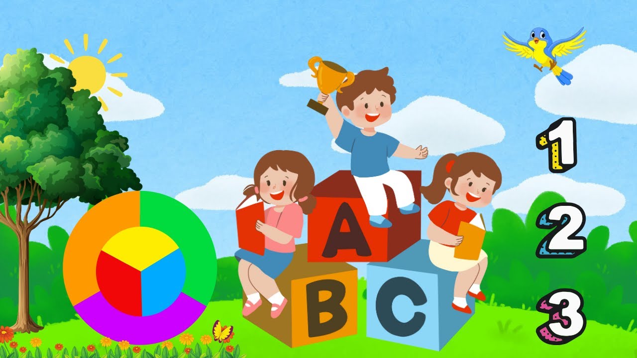 Colors, ABC Phonics Song and Numbers 1-10 | Preschool Learning Videos ...