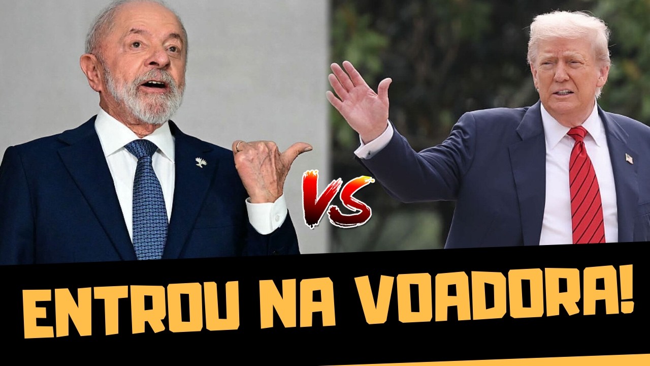 LULA ENTROU NA VOADORA NA CARA DO TRUMP!!! - YouTube