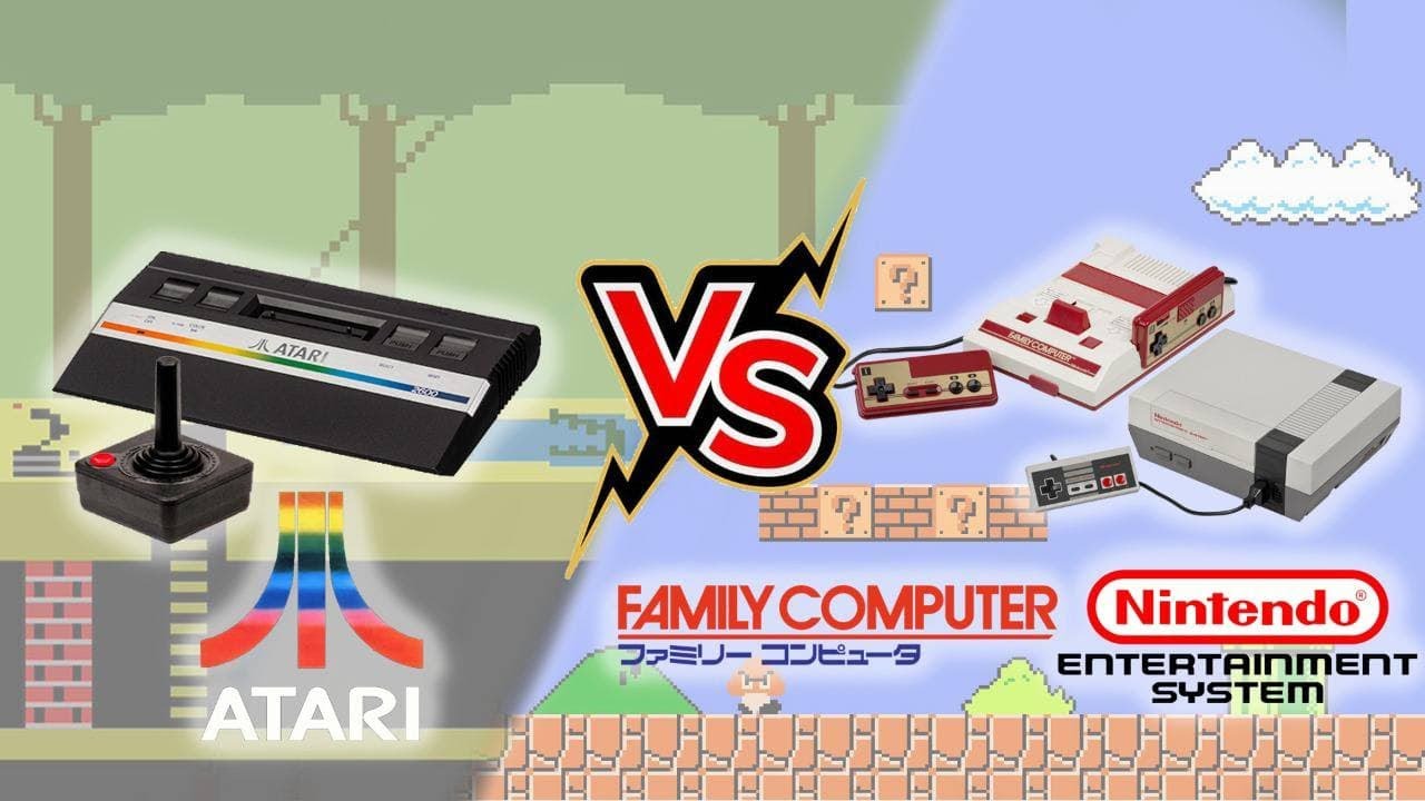 LIGA DE CONSOLAS RETRO: ATARI 2600 Vs NES / FAMILY COMPUTER - YouTube