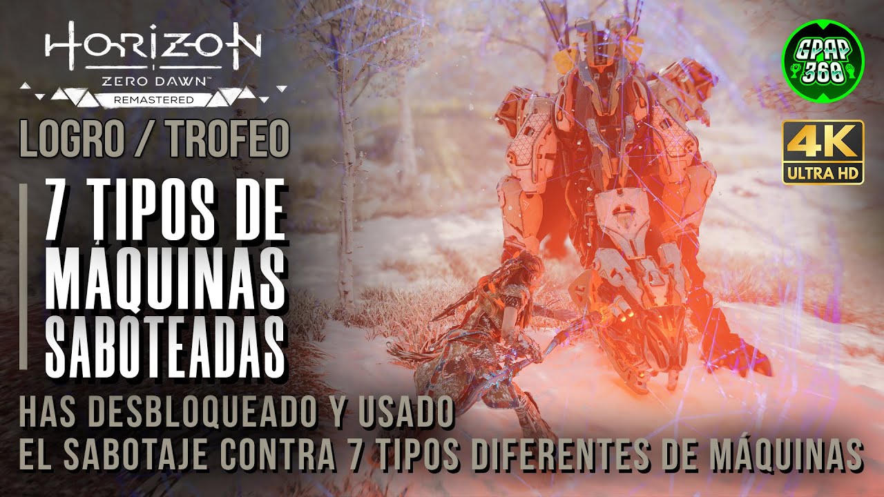 Horizon Zero Dawn Remastered | Logro / Trofeo: 7 tipos de máquinas ...