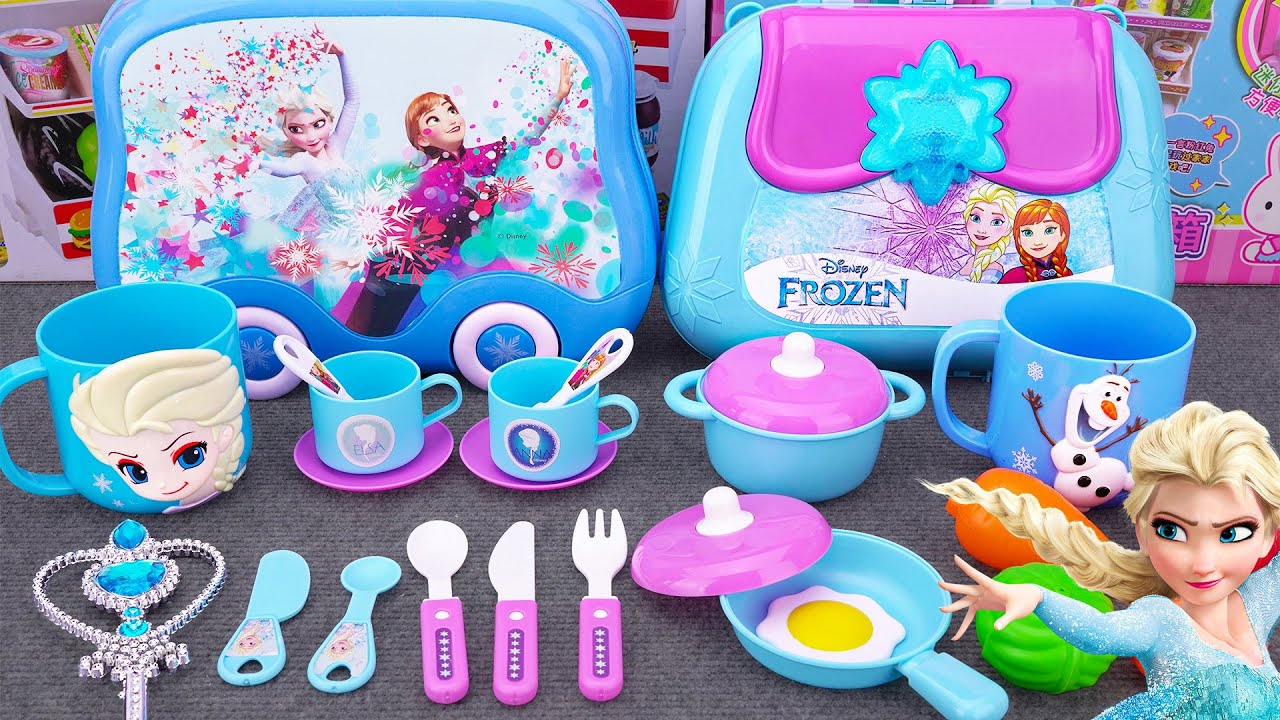 ️67 Minutes Satisfying with Unboxing Elsa Frozen Cooking Toys 💙 Kitchen ...
