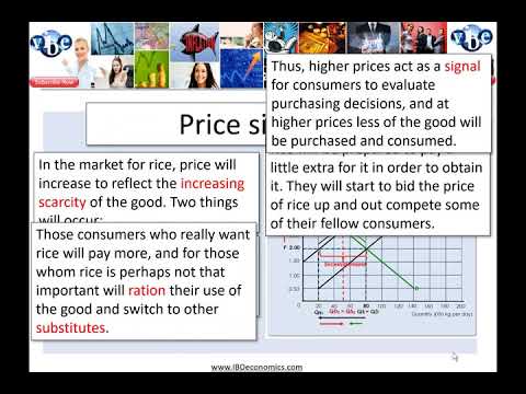 IB Economics - Price Signals and Market Efficiency - YouTube