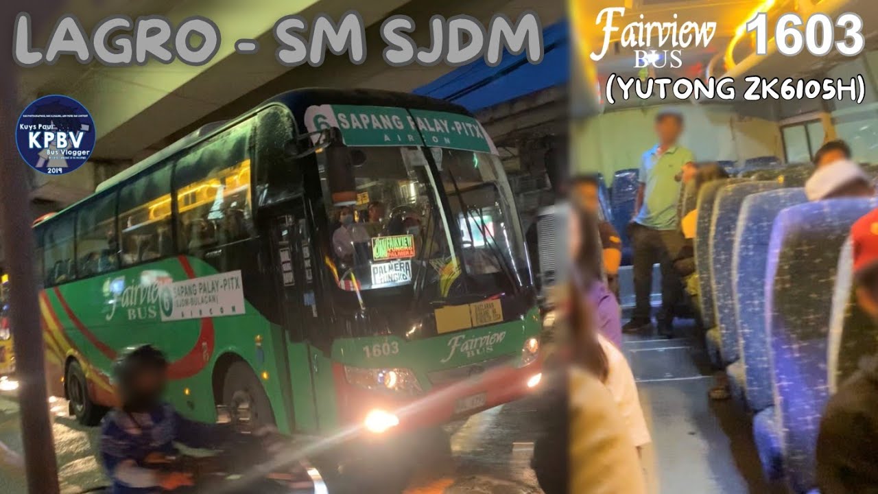 ONBOARD!! Bus Ride Fairview Bus 1603 (Yutong ZK6105H Surot) || LAGRO ...