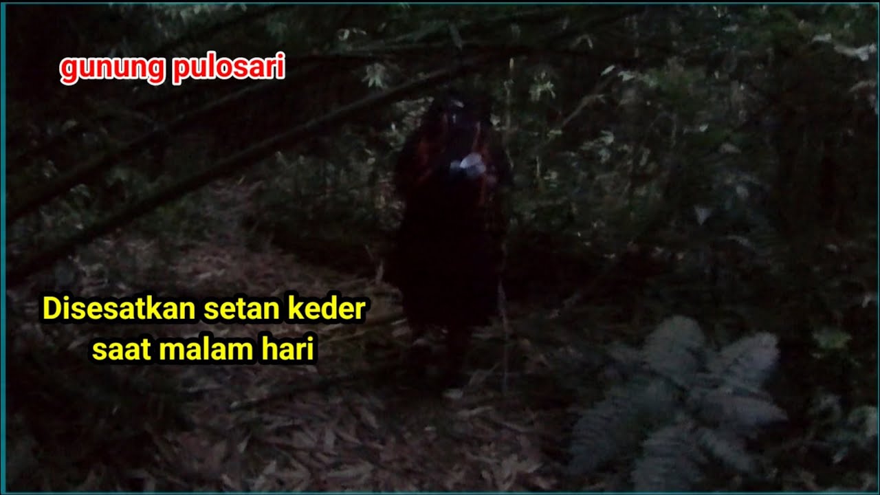 Disesatkan oleh setan keder di malam hari - gunung pulosari Pandeglang ...