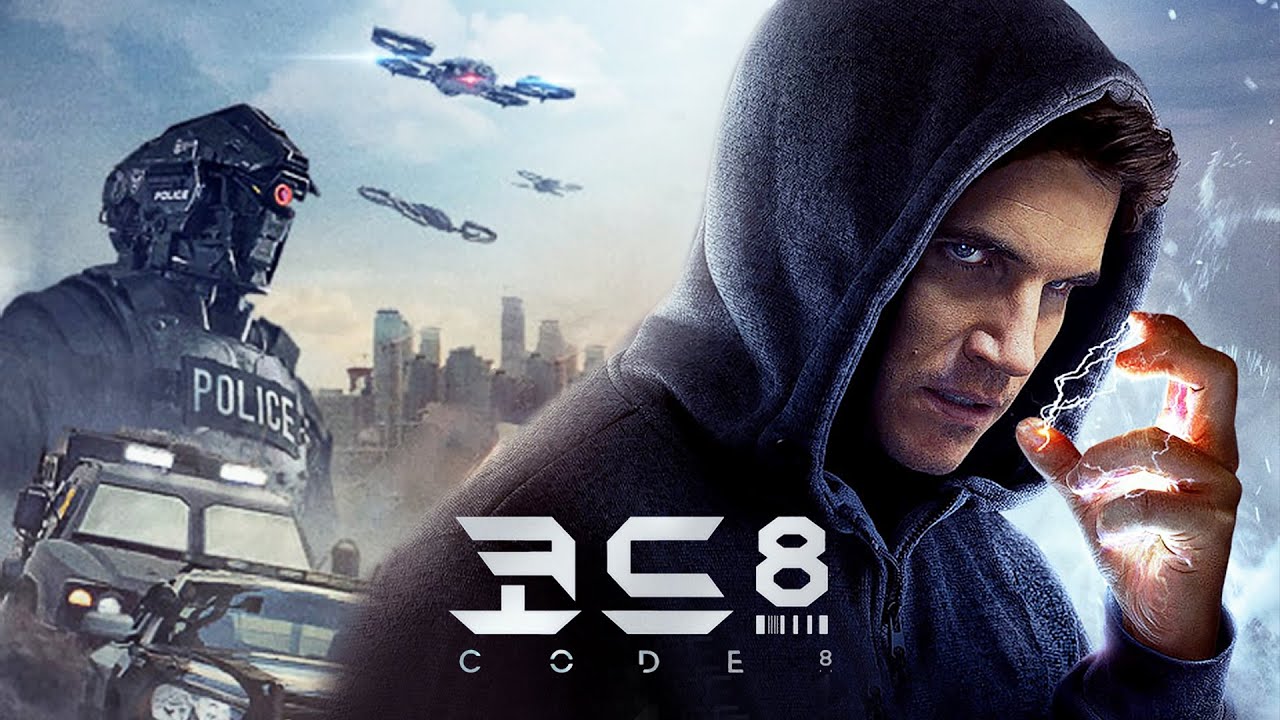 영화 [코드 8: 파트1] 메인 예고편(한글): 로비 아멜, 스티븐 아멜, 성강: 2020: SF 액션: 초능력이 범죄가 된 ...